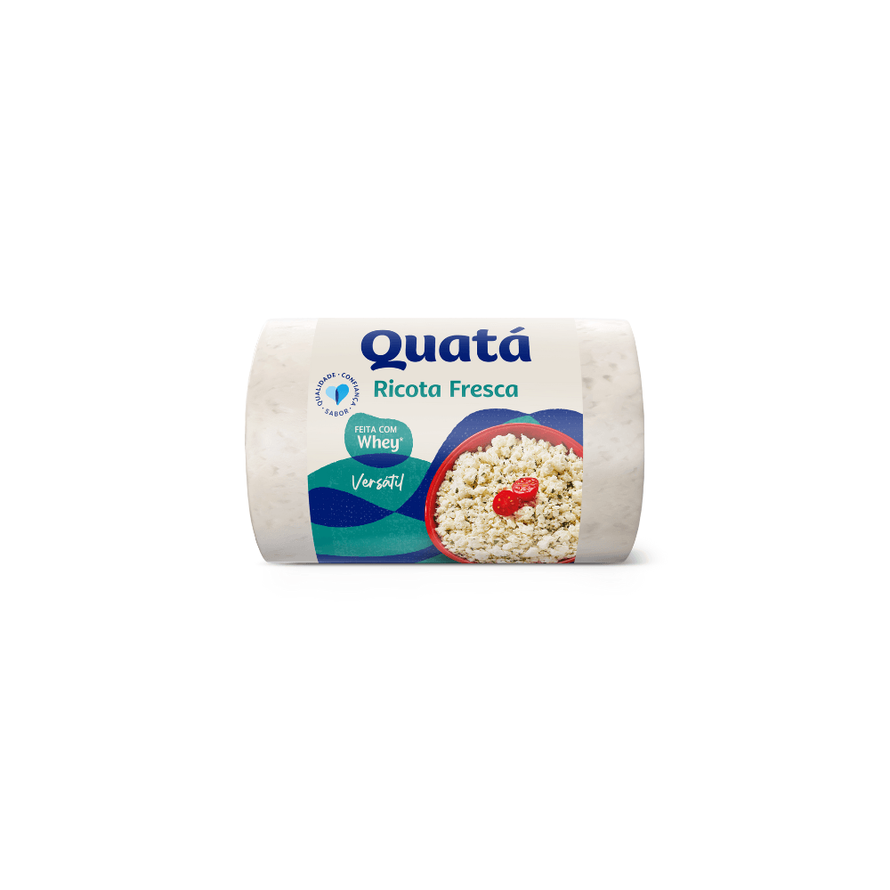 Queijo Ricota Fresca Quatá Peça | Oba Hortifruti
