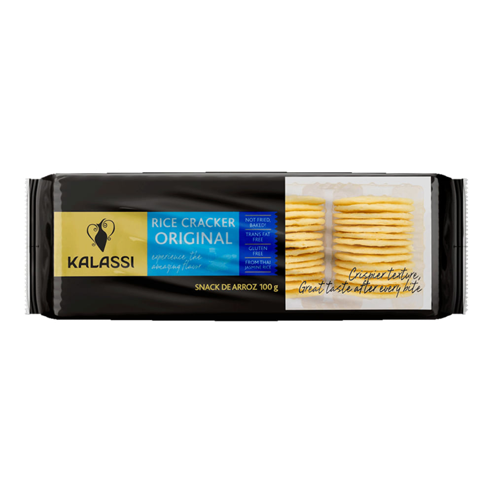 Snack Rice Cracker Original Tai Kalassi 100 G | Oba Hortifruti