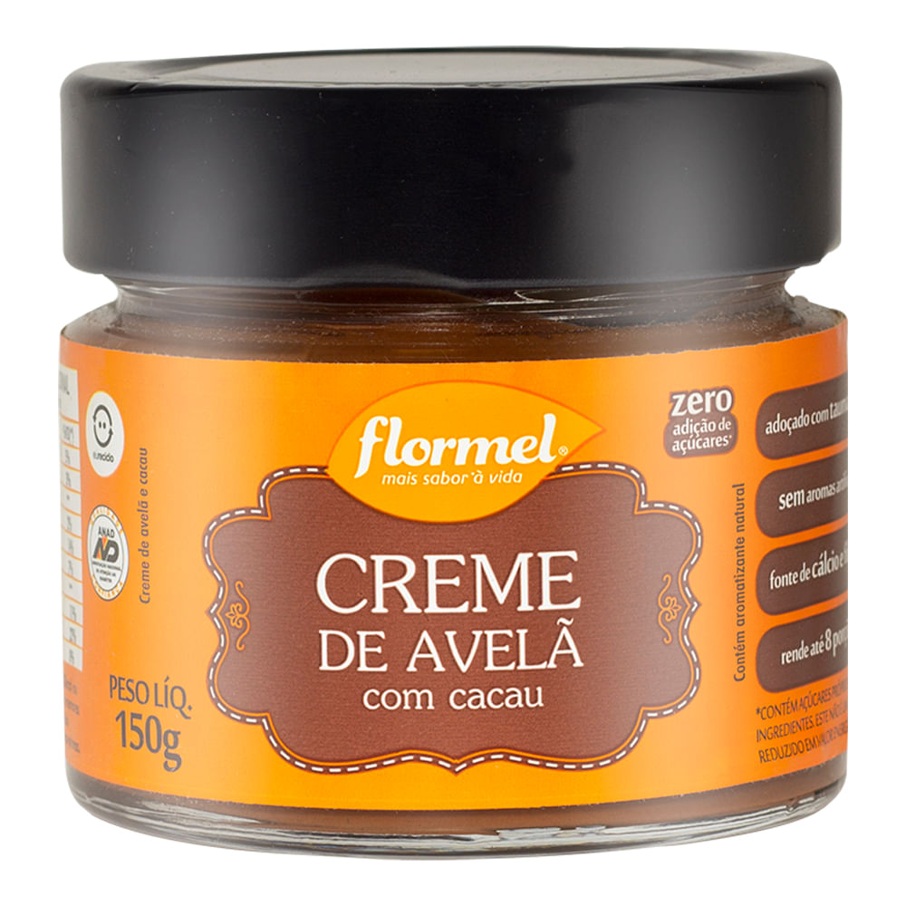 CREME DE AVELÃ E CACAU FLORMEL 210 G - Oba Hortifruti CREME DE AVELÃ E CACAU FLORMEL 210 G - Oba Hortifruti