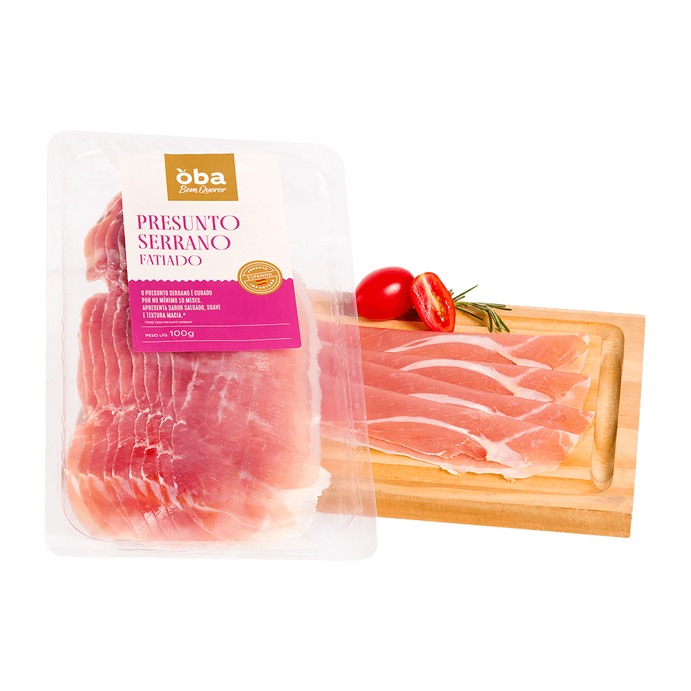Presunto Serrano Espanhol Fatiado Oba Bem Querer 100 G | FastStore PDP Presunto Serrano Espanhol Fatiado Oba Bem Querer 100 G | FastStore PDP