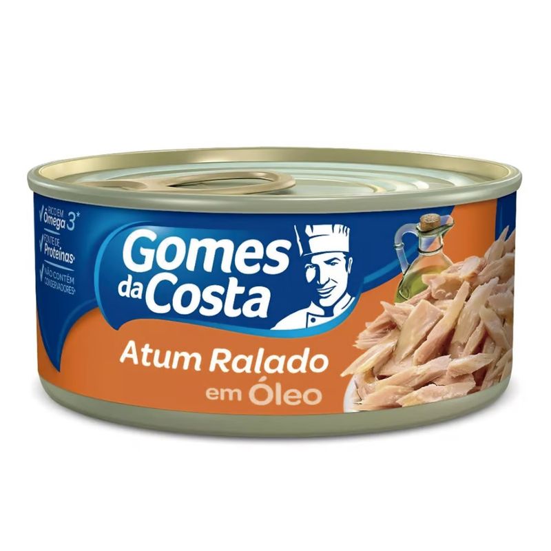 ATUM RALADO EM OLEO GOMES DA COSTA 120 G - Oba Hortifruti