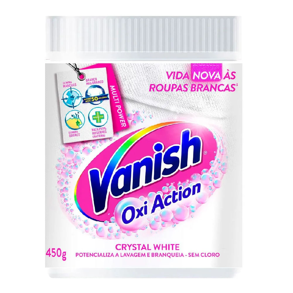Vanish Poder O2 White 450 G | Oba Hortifruti