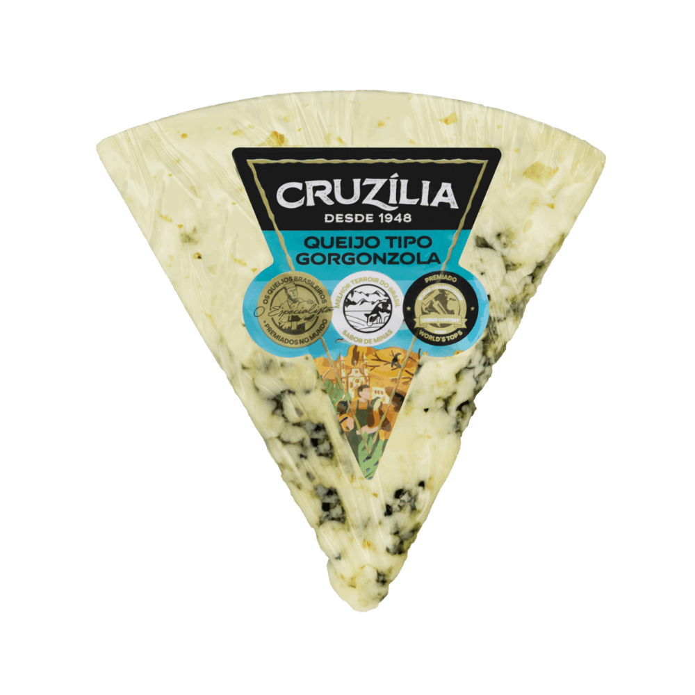 Queijo Gorgonzola Pedaço Cruzilia | Oba Hortifruti Queijo Gorgonzola Pedaço Cruzilia | Oba Hortifruti